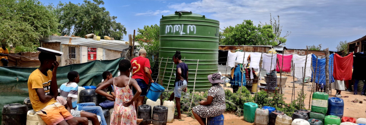 Ext 4, 5 & 7 residents of Vaalwater received 8 x 5250L of Water Tanks ...